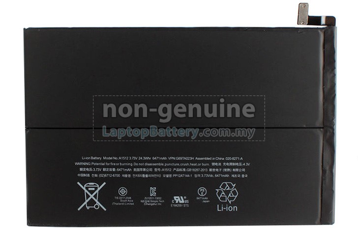 Apple iPad Mini 2 battery,high-grade replacement Apple iPad Mini 2 ...