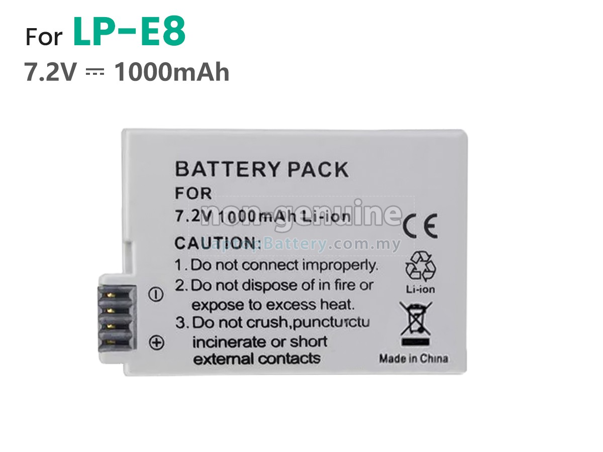 DAOLE LP-E8 battery,high-grade replacement DAOLE LP-E8 battery from ...