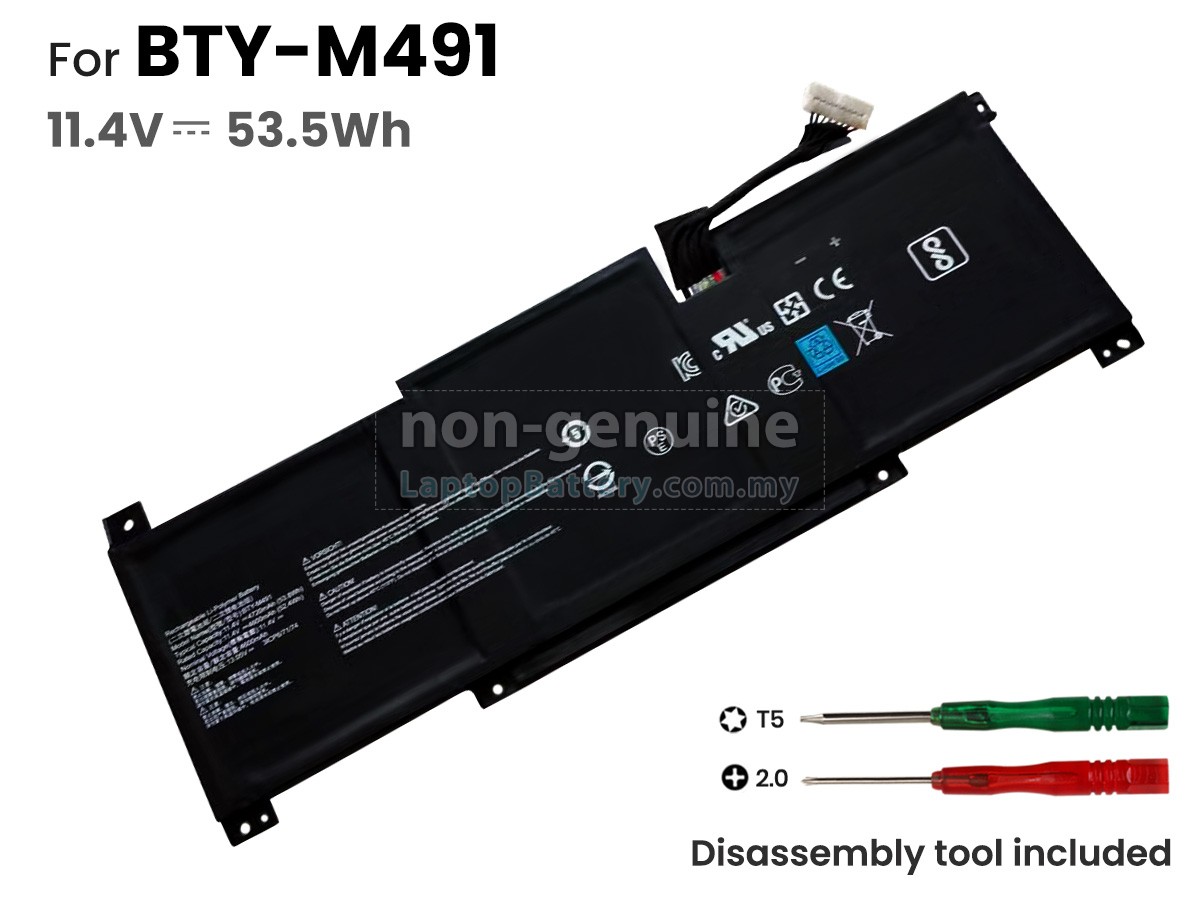 MSI SUMMIT B15 A11MT battery,high-grade replacement MSI SUMMIT B15 ...